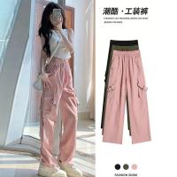China Customized Cargo Trousers Multi-Pockets Work Trousers Workwear Pants Women Sports Overalls Pants for sale