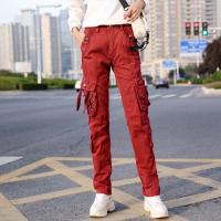 China Wholesale Fashion Ripped Jeans Womens Denim Pants Side Pocket New Trouser Pant for Woman Cargo Pant Jeans for sale