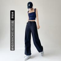 China Custom Casual High Quality Lightweight 100%Nylon Woven Sports Workout Blank Cargo Pants for Women for sale