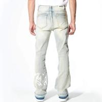 China Custom Slim Fit Jeans Skinny Streetwear Straight-Leg Premium Stretchy Pants Denim Jeans for Men for sale