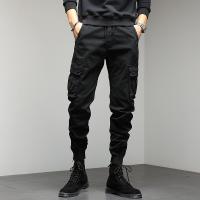 China Casual Flared Jogger Track Pants Patchwork Mens Stacked Flare Sweatpants for Men for sale
