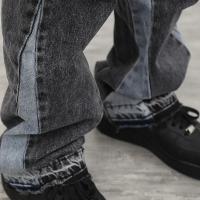 China Custom Streetwear Pant 100% Cotton Jogger Elasticated Waistband Black Men Blank Straight Leg Sweatpants for sale
