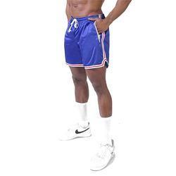 China OEM Mens Basketball Shorts Summer Men Fitness Shorts Custom Logo Breathable Polyester Mesh Shorts for Men for sale