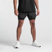 China Wholesale Custom Mesh Sweat Compression 2 in 1 Print Designer Nylon Fitness Boxer Gym Workout Sports Cargo Running Men&prime;s Shorts for sale