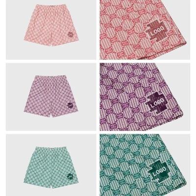 China View Larger Imageadd to Comparesharewholesale Custom Denim Shorts with Leather Cross Patchwork Silver Buttons Cargo Pants Casual Summer Denim Short for sale