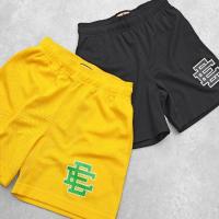 China Sportswear 5 Inch Above Knee Shorts Breathable Ee Basic Eric Emanuel Men Mesh Shorts with Zipper Pockets for sale