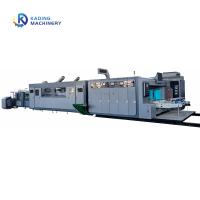 China 120-250pcs/Min Automatic Cardboard Printing Machine With Ink Window And PLC Control for sale