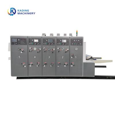 China High Definition Corrugated Box Printing Machine With Ceramic Anilox Roller for sale
