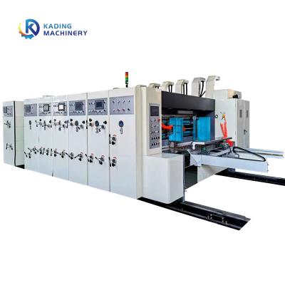 China Flexographic Carton Printers For Corrugated Cardboard With Die Cutting Slotting for sale