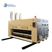 China Chain Feeding Carton Printing Machine With Printing Slotting Die Cutting For Corrugated Box for sale