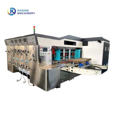 China 120 To 200PCS/Min Multi Color Cardboard Printer Machine With Double Suction Pump for sale