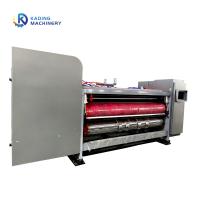 China High Speed Carton Box Die Cutting Machine For Corrugated Paperboard With 3 Colors Printer for sale