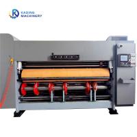 China Slotting Knife Carton Box Die Cutting Machine With Mechanical Fixing Phase And Rising Cutting Wheel for sale