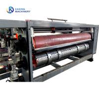 China Slotting Knife Carton Box Die Cutting Machine With Mechanical Fixing Phase And Rising Cutting Wheel for sale