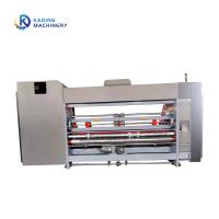 China Lead Edge Feeding Carton Box Die Cutting Machine With Carton Box Printing Slotting For Corrugated Box for sale