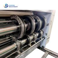 China Corrugated Cardboard Rotary Carton Die Cutting Machine With Leading Edge for sale