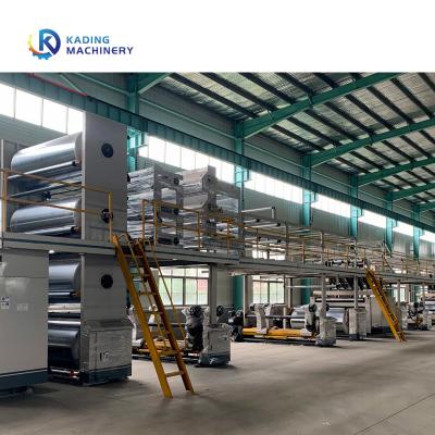 China Barrel Type Making Paste System Corrugated Board Production Line for sale