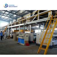 China Touch Screen Display Corrugation Line With Electric Aeration Pump And Belt Drive Type Gantry Stacker for sale