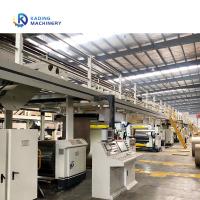 China Automatic Corrugation Line For Corrugated Board With Hydraulic Reel Roll Stand for sale