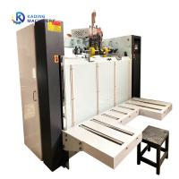 China Making Double Piece Cartons Carton Stitcher With Automatically Counts Stacker For Carton Making for sale