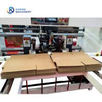 China PLC Computerized Corrugated Box Stitching Machine For Corrugated Carton With Lifting Platform for sale
