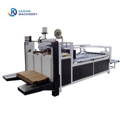 China Single Piece Folder Gluer Machine Of 40pcs / Min Working Speed For 2800mm Carton Box for sale