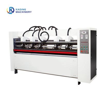 China 8 Shrafts Thin Blade Slitter Scorer Machine 70m/Min Manual Adjustment for sale