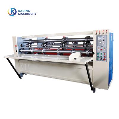 China Automatic Slitter Scorer Machine With Electric Setting And PLC Equipped for sale