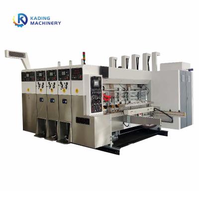 China PLC Control Corrugated Box Printing Machine For Taco Box Making for sale