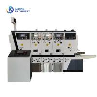 China 150pcs/Min Speed Carton Printing Machine With Slotting Die Cutting With Folder Gluer for sale