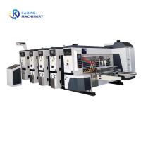 China Vacuum Suction Muti Color Carton Printing Machine For Corrugated Cartons Making for sale