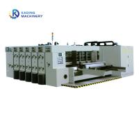 China High Speed Lead Edge Feeding Corrugated Box Printing Machine With Multi Color Printing for sale