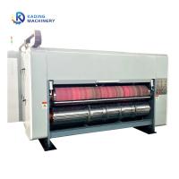 China Semi Automatic Corrugated Box Printing Machine With Slotting Die Cutting for sale