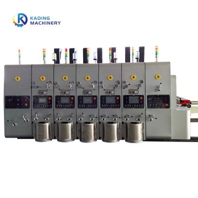 China 150pcs/Min Speed Carton Printing Machine With Slotting Die Cutting With Folder Gluer for sale