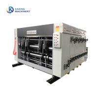China Multi Color Cardboard Printer Machine With Rotary Die Cutting for sale