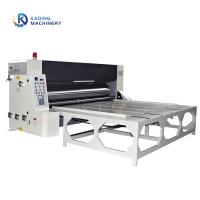 China Semi Automatic Corrugated Box Printing Machine With Slotting Die Cutting for sale