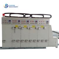 China Chain Feeder 6 Colors Carton Printer For Corrugated Paperboard And Carton Box for sale
