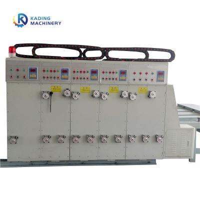 China Chain Feeder 6 Colors Carton Printer For Corrugated Paperboard And Carton Box for sale