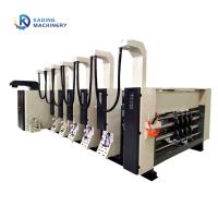 China Flexographic 4 Colors Corrugated Flexo Printing Machine Of High Speed for sale