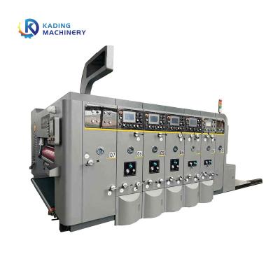 China Rotary Cardboard Box Printer With PLC Control Function for sale