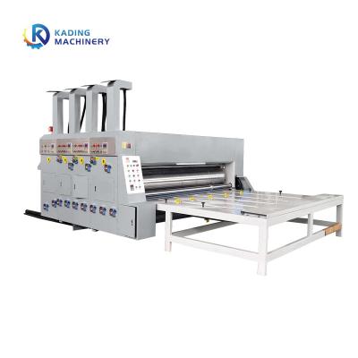 China Semi Automatic Corrugated Box Printing Machine With Slotting Die Cutting for sale