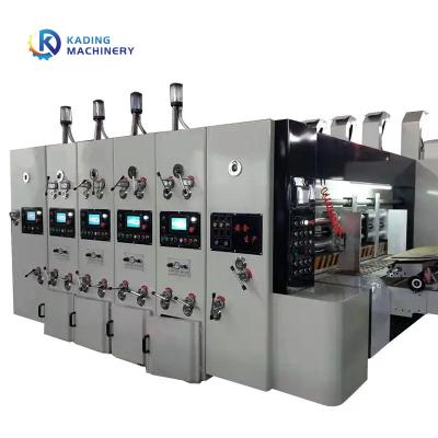 China Multi Color Corrugated Box Printing Machine With Wasting Device for sale