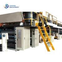 China Single Layer Corrugation Line Steamed Heating With Rotary Cutting Machine for sale