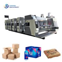 China 4 / 5 / 6 Colors Corrugated Box Flexo Printing Machine With Slotting Die Cutting Machine for sale