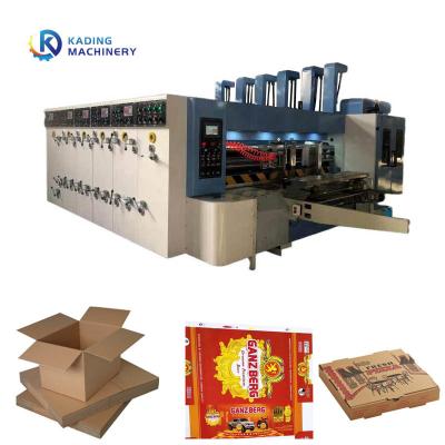 China Auto Feeding Multi Color Carton Box Printing Machine With Stacker for sale