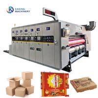 China Flexo Corrugated Box Printing Machine Of 200pcs / Min Working Speed for sale