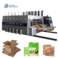 China Automatic Lead Edge Feeding Corrugated Box Printing Machine For Making Pizza Boxes for sale