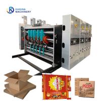 China Water Based Ink Flexo Corrugated Box Printing Machine Rotary Die Cutting for sale