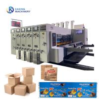 China High Speed Lead Edge Feeding Corrugated Box Printing Machine With Multi Color Printing for sale