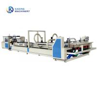 China 4 6 Corners Full Auto Folder Gluer Stitching Machine For Pizza Box Making for sale
